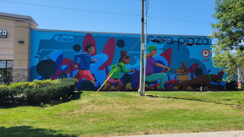 Nora Plaza Mural - Indy Arts Council