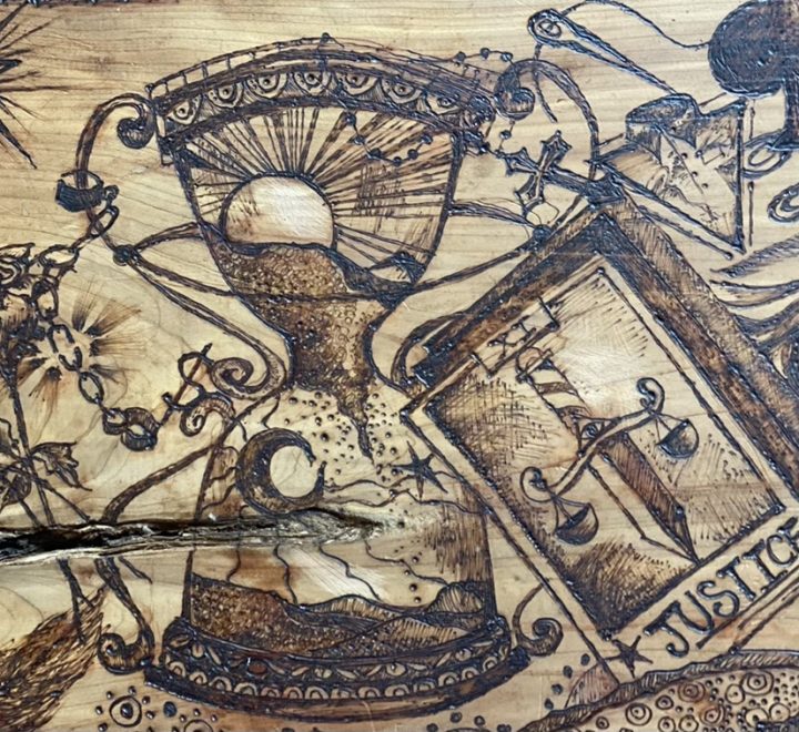 Artist Workshop: Pyrography with Nasreen Khan - Indy Arts Council