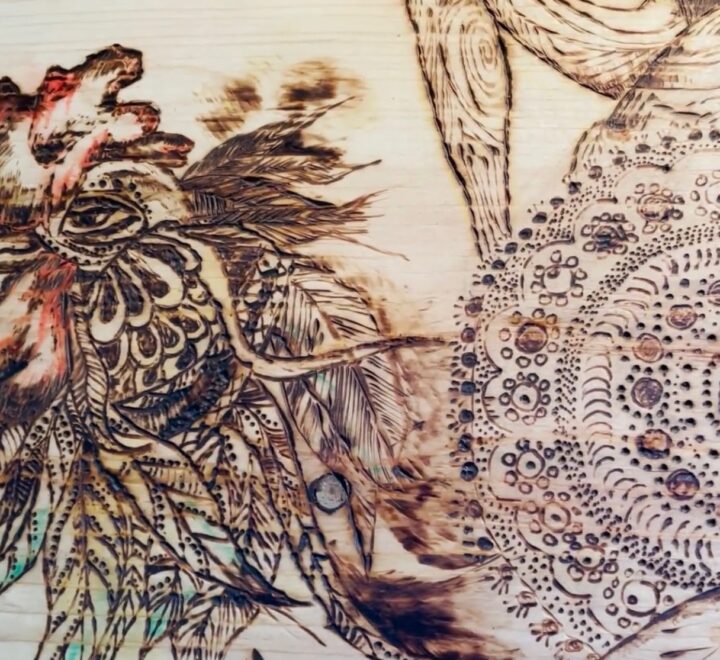 Artist Workshop: Pyrography with Nasreen Khan - Indy Arts Council